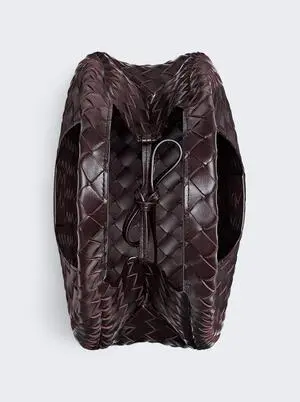 Bottega Veneta Small Campana Bag Dark Barolo