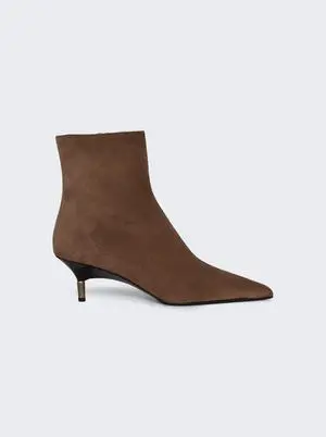 Khaite Bella Ankle Boot 55 - Beige
