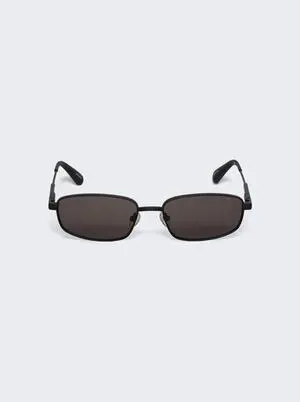 Jacquemus Sera Sunglasses Matte Metallic - Black