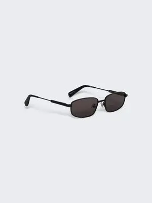 Jacquemus Sera Sunglasses Matte Metallic