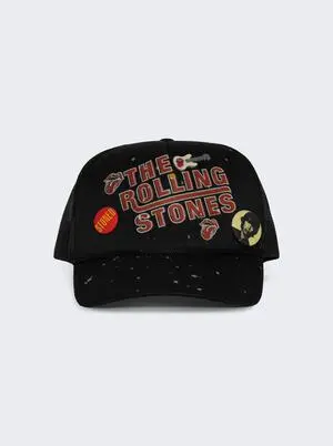MadeWorn Rolling Stones Lucky In Love Trucker Hat - Black
