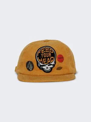 MadeWorn Grateful Dead Corduroy Hat Golden - Yellow