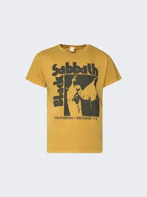 MadeWorn Black Sabbath Tee Mustard - Yellow