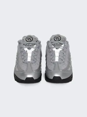 Nike Max 95 Big Bubble Sneakers Metallic And Black