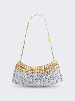 Rabanne 1969 Clutch Skyline Metal Bag Silver And Light