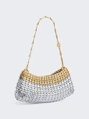 Rabanne 1969 Clutch Skyline Metal Bag Silver And Light