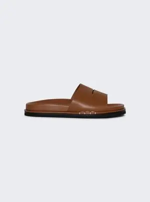 JW Anderson Fussbett Loafer Slide Sandals - Tan