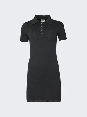 Khaite Nehra Dress Charcoal