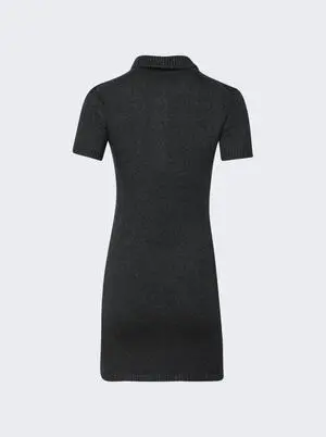 Khaite Nehra Dress Charcoal
