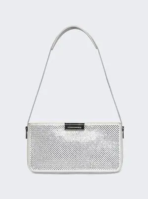 Alexander Wang Siren Crystal Mini Bag - White