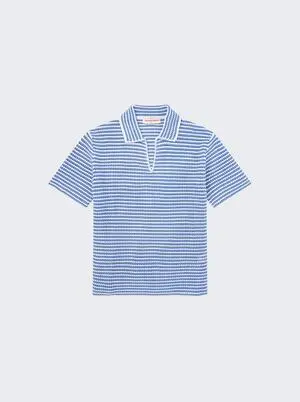 Men's Orlebar Brown Blue Polos