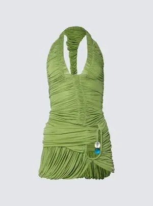 Christopher Esber Beach Glass Bubble Mini Dress Dypsis