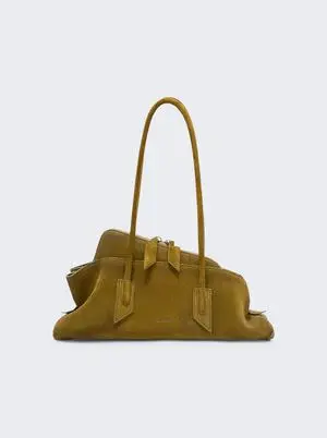 Attico La Passeggiata Small' Top Handle Bag - Khaki