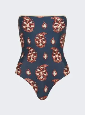 Johanna Ortiz Alta Mar One Piece Swimsuit - Navy