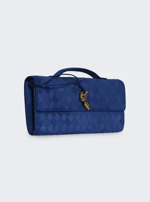 Bottega Veneta Andiamo Clutch Bag - Blue