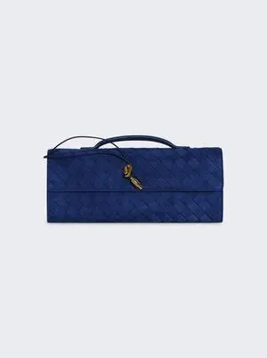 Bottega Veneta Andiamo Clutch Bag - Blue