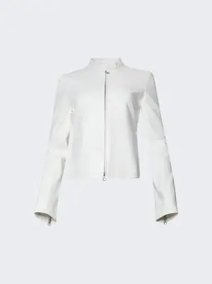 COURREGES City Vinyl Biker Jacket