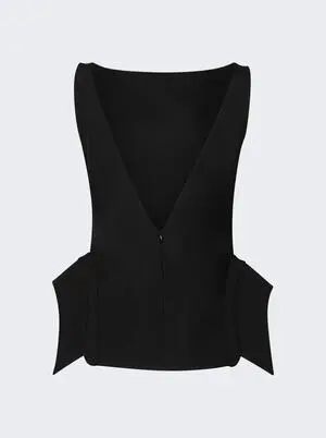 RÃHE Deconstructed Collar Top