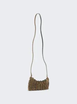 Rabanne 1969 Reversible Nano Flip Bag And Silver