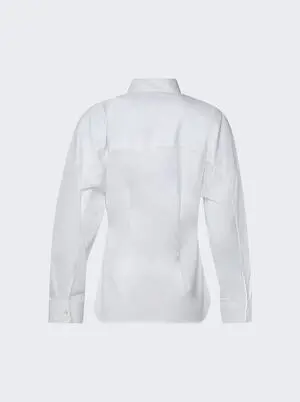 RÓHE Uneven Collar Shirt Optic