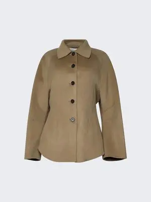 RÃHE Double Faced Sculptural Jacket - Camel