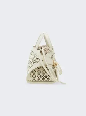 FERRAGAMO Laser Cut Mini Hug Handbag