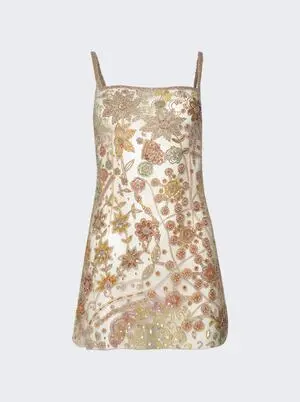 CLIO PEPPIATT Solea Mini Dress Multicolor - Yellow