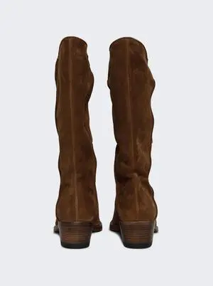 Khaite Clive Boot Sigaro - Tan