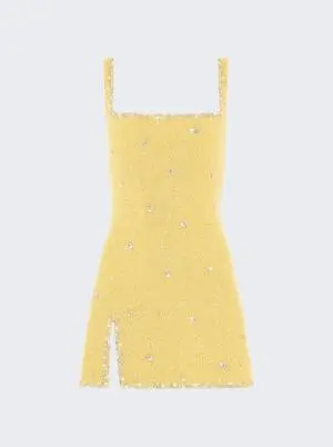 CLIO PEPPIATT Athena Mini Dress Lemon - Yellow