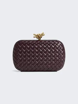 Bottega Veneta Knot Minaudière Clutch - Brown