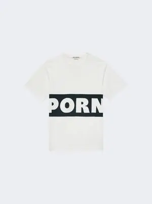 JW Anderson Porn Tee And Green - White