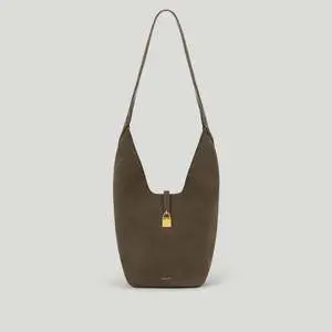 DEMELLIER The Siena Crossbody Leather Bag - Hazel Suede