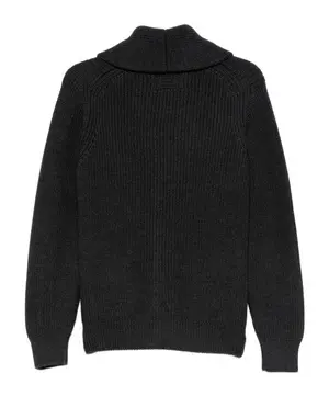 DRUMOHR Shawl Collar Patch Pocket Cardigan