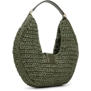 ANINE BING Lou Logo Plaque Shoulder Bag