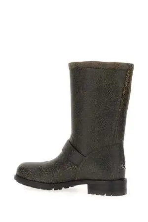 JIMMY CHOO Biker Mid Calf Boots
