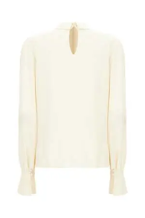 Valentino Garavani Long Sleeve Blouse With Bow Detail - Multicolor