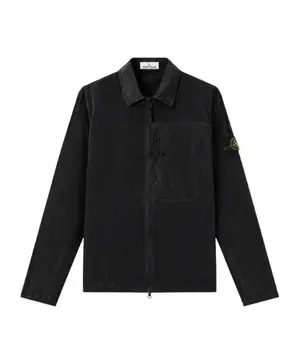 Stone Island Long-sleeved Casual Jacket - Black