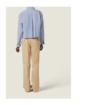 Miu Miu Belt Loop Casual Pants