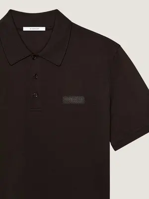 Givenchy Polo In Cotton With Paris Gros Grain