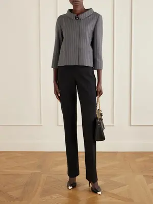 Valentino Garavani Striped Wool Jacket