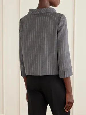 Valentino Garavani Striped Wool Jacket