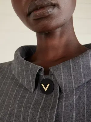 Valentino Garavani Striped Wool Jacket
