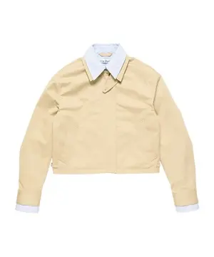 Acne Studios Layered Twill Jacket - Nude