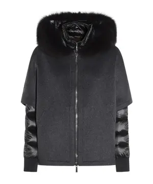 MOORER Pegaso-cwr Jacket With Fur Hood