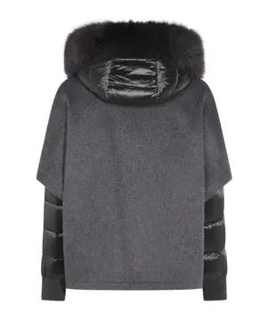 MOORER Pegaso-cwr Jacket With Fur Hood