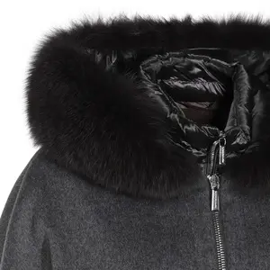MOORER Pegaso-cwr Jacket With Fur Hood