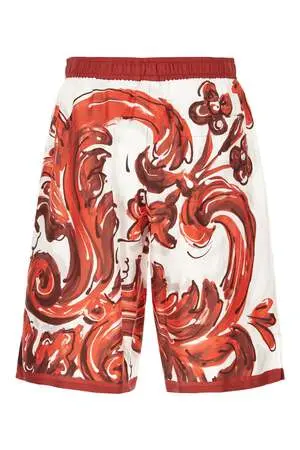 Dolce & Gabbana Printed Drawstring Shorts - Multicolor