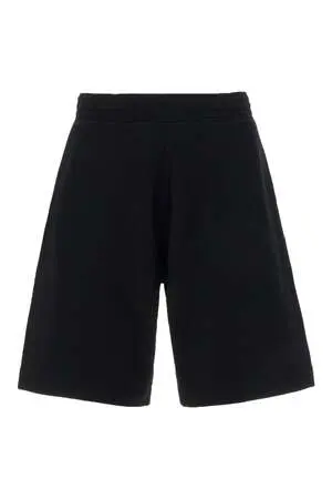 Givenchy Black Cotton Logo Patch Pocket Shorts - Multicolor