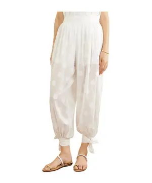 Zimmermann Polka-dot Cotton-poplin Balloon Pants