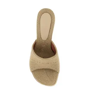 Amina Muaddi Woven Detail High-heeled Sandals